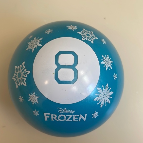Disney | Toys | Disney Frozen Magic 8 Ball Turquoise White Glittery ...
